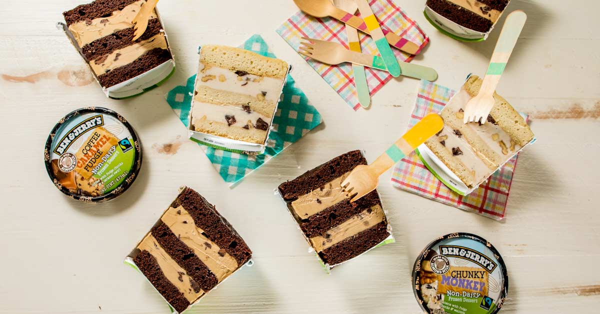 Vegan Layered Pint Cake | Ben & Jerry’s