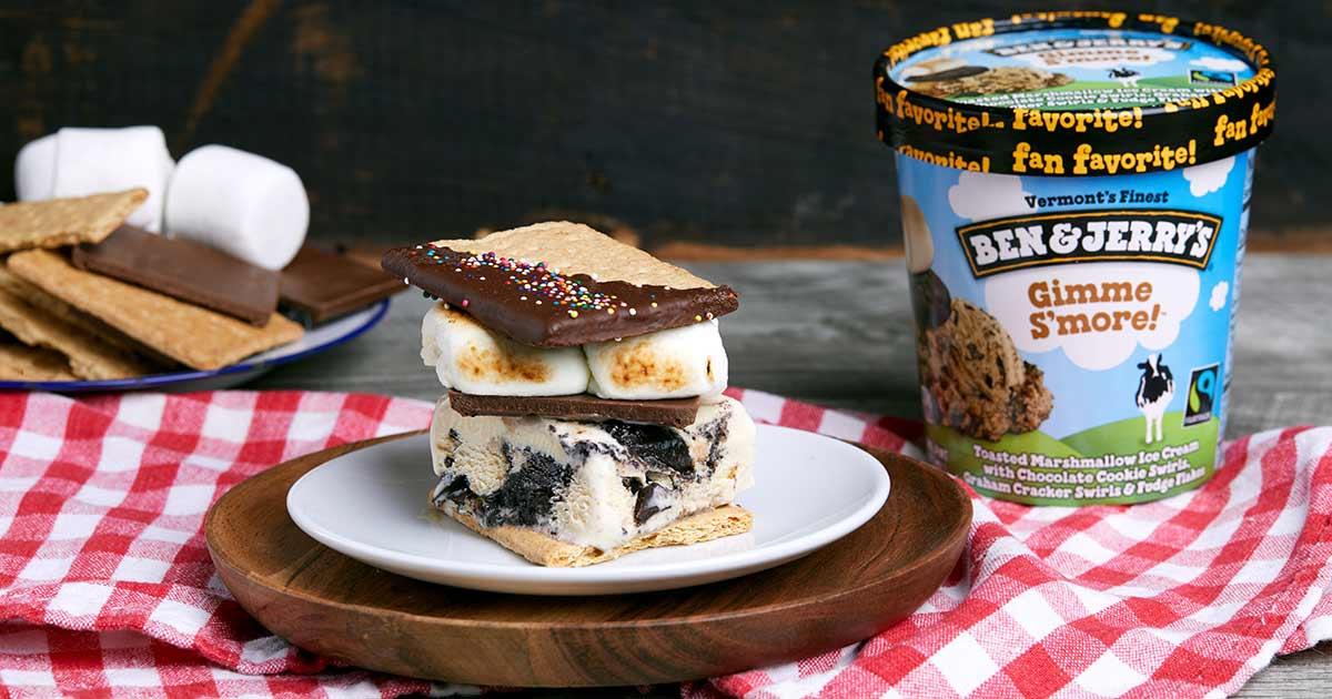 S’mores Ice Cream Sandwich Recipe - A Cool Summer Treat | Ben & Jerry’s